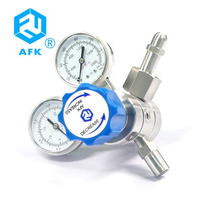 China 200 Bar 316L 500PSI Acetylene Butane Gas Pressure Regulator for sale