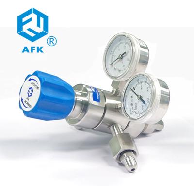China Stainless Steel 316L 3000psi Nitrogen Gas Pressure Regulator 1/4