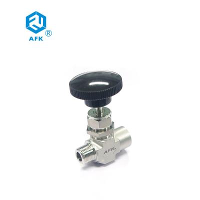 China Panel Mount 6000psi SS316 Gas Compression Needle Valve 342bar for sale