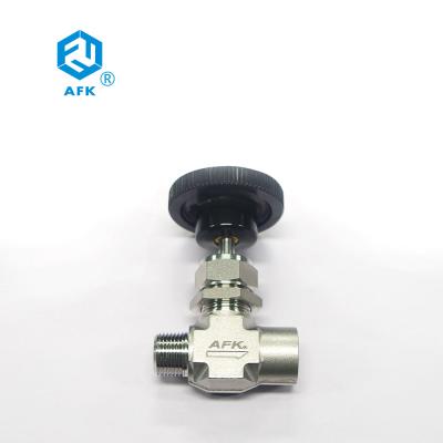 China SS316 2 Way Construction 207bar 3000psi SS Needle Valve for sale