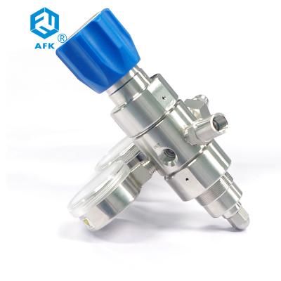 China Argon Nitrogen SS316L Gas Pressure Regulator Valve 3000psi for sale