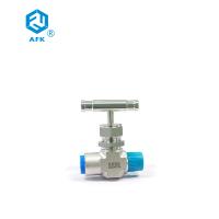China 2 Way 6000PSI SS316 High Pressure Needle Valve 413bar Gas Media for sale