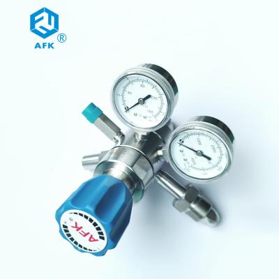 China SS316L 3000psig High Pressure Pressure Regulator Intake Cga580 PCTFE Seat for sale