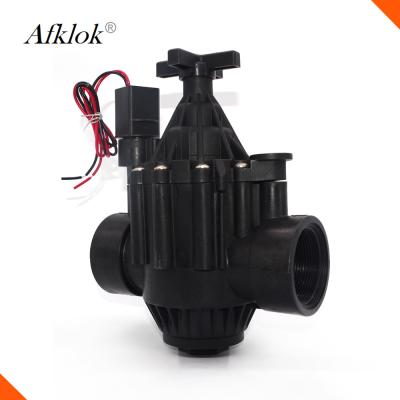 China 200P Plastic Underwater Solenoid Valve NBR Seal For Irrigation for sale