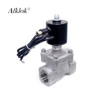 China Diaphragm DC24V High Pressure Solenoid Valve Stainless Steel 100 Bar for sale