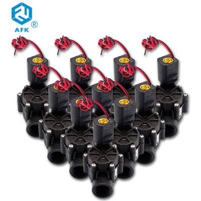 China BSP Thread 1.5 Inch Irrigation Water Solenoid Valve 150P Nylon for sale