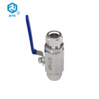 China 6000PSI Forged Stainless Steel Ball Valve ASME With Straight Handle for sale