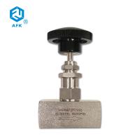 China 6000psi AFK 2 Way Manual Needle Valve 3/8in For Gas for sale
