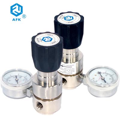 China 100Psi Stainless Steel Pressure Regulator PCTFE R71 Single Gauge for sale