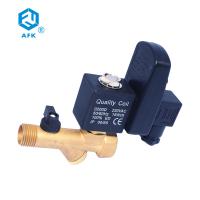 China 1.6Mpa 1/2 Inch Air Compressor Solenoid Valve 220V 12VAC Shutoff IP65 for sale