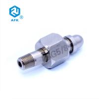 China Hexagon DIN477 BS341 CGA Gas Cylinder Adapter 316 Male Thread 1/4