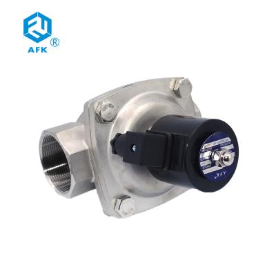 China 40mm Orifice NBR Fluororubber Water Solenoid Valve Steel Diaphragm for sale
