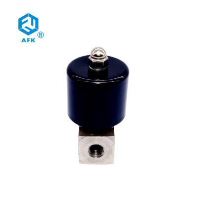 China AFK ZCT LPG Gas Solenoid Valve 220VAC Stainless Steel 12 Bar Pressure Normally Closed for sale