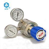 China Vespel 316L Brass Gas Pressure Regulator 3 / 4 Inch AFK R12 Jointless for sale