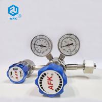 China R31 Panel Mounting Double Gauge Pressure Regulator PCTFE NBR CGA705 for sale