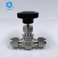China PTFE High Pressure Needle Valve EN3.1 6000psi Stainless Steel for sale
