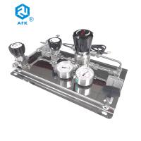 China PCTFE 2200psi Stainless Steel Pressure Regulator Diaphragm Valve with 3000psi Max Input and 2-inch Gauge for sale