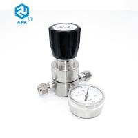 China AFK R52 Single Gauge Pressure Regulator 250psi Stainless Steel PTFE for sale