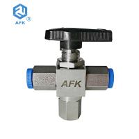 China BSPT Stainless Steel Ball Valve SS316 10mm High Pressure 6000 PSIG 2-Way Industrial Grade for sale