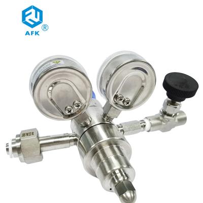 China CGA540 Cylinder High Pressure Regulator 3000psi AFK PTFE Vaspel for sale