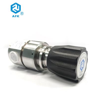 China AFK 2 Nitrogen Gas Pressure Regulator Stainless Air Oxygen Argon SUS316 PCTFE for sale