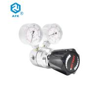 China 3000 PSI 2-Stage Stainless Steel Pressure Regulator with 0.08 Cv for Oxygen CO2 High Flow Applications for sale