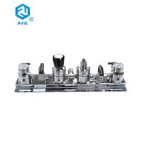 China AFK WL300 Stainless Steel Semi Automatic Gas Changeover Manifold - 3000 PSI Max Inlet Pressure for Oxygen Nitrogen Helium Argon for sale