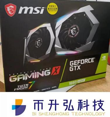 China 1830MHz MSI GeForce GTX 1660 SUPER GAMING X 6GB Graphics Card TU116 NO LHR for sale