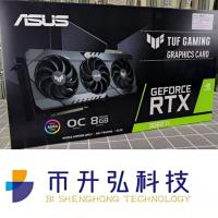 China 290W ASUS TUF GeForce RTX 3060TI OC 8GB 8pin 1665-1695MHz Black for sale
