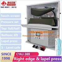 China Touch Screen Blazer Suit Ironing Machine Lapel Edge Steam Press For Jacket Dress for sale