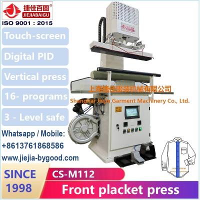 China 220V Electric Vertical Shirt Pressing Machine For Sleeve Body Side Seam Sealing Press for sale