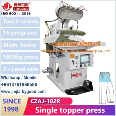 China Cotton 1ph Trouser Pressing Machine Touch Screen Plc for sale
