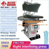 China Touch Screen Cloth Press Machine Automatic For Garment Steam Press for sale