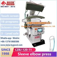 China Suit Sleeve Elbow And Front Dress Press Machine Touch Sreen PLC for sale