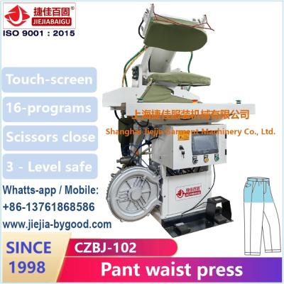 China Waist Clamp Stretch Trouser Pressing Machine For Wrinkle Free Steam Heating System for sale