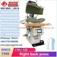 China Vertical Jacket Blazer Suit Ironing Press Machine Touch Screen Need Vacuum Pump for sale