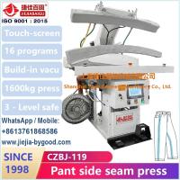 China Touch Screen Garment Pressing Machine With Adjustable Pressure For Full Pant Trousers Closthes Steam Press Machine for sale