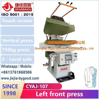 China Jacket blazer steam automatic garment press machine vertical press front touch screen for sale