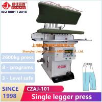 China Touch Screen PLC Pants Steam Press Machine 0.75KW 220V for sale