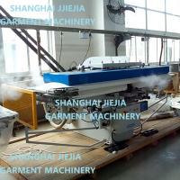 China Double Legger Vertical Trouser Pressing Machine Touch Screen PLC stretch frame for sale