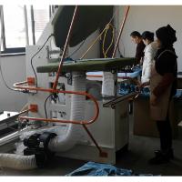 China Vertical T Shirt Automatic Steam Press Machine With Touch Screen PLC 50HZ for sale