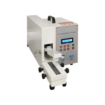 China Electric Friction Decolorization Tester with 9N Head Vertical Pressure 60 Times/Min Friction Speed and 100mm Stroke for Textile Testing for sale