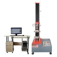 China Computer servo-controlled single-column tensile testing machine for sale