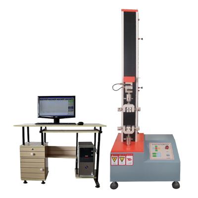 China Computer servo-controlled single-column tensile testing machine for sale