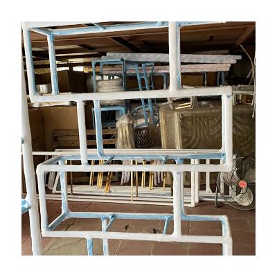 China WENDING White Multi-Tier Rectangular Wedding Display Shelf – 4-5 Layer Event Stand for sale