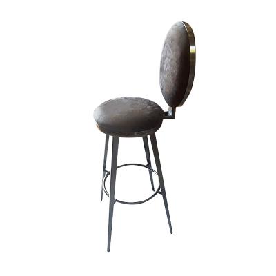 China Stainless Steel Metal Bar Stool High Chair For Hotel Bar Wedding Event Wholesale for sale