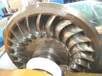 China Stainless Steel 0Cr13Ni4Mo Runner Turgo Hydro Turbine 100KW 2000KW Rated Output Impulse Water Power System for sale