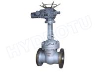 China Electric/Manual Drive Flanged Gate Valve with 100-1600mm Diameter and Carbon Steel Construction for sale