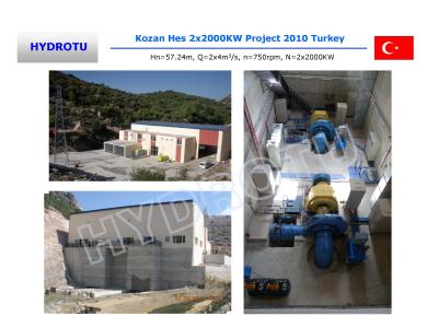 China Reaction Type Francis Hydro Turbine/Francis Water Turbine With Inlet Valve,PLC Governor, Generator For Hydropower Projec for sale