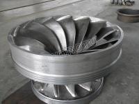 China Shaft Francis Turbine Runner Hydropower Station Water Head 30m-300m Generating Component for sale